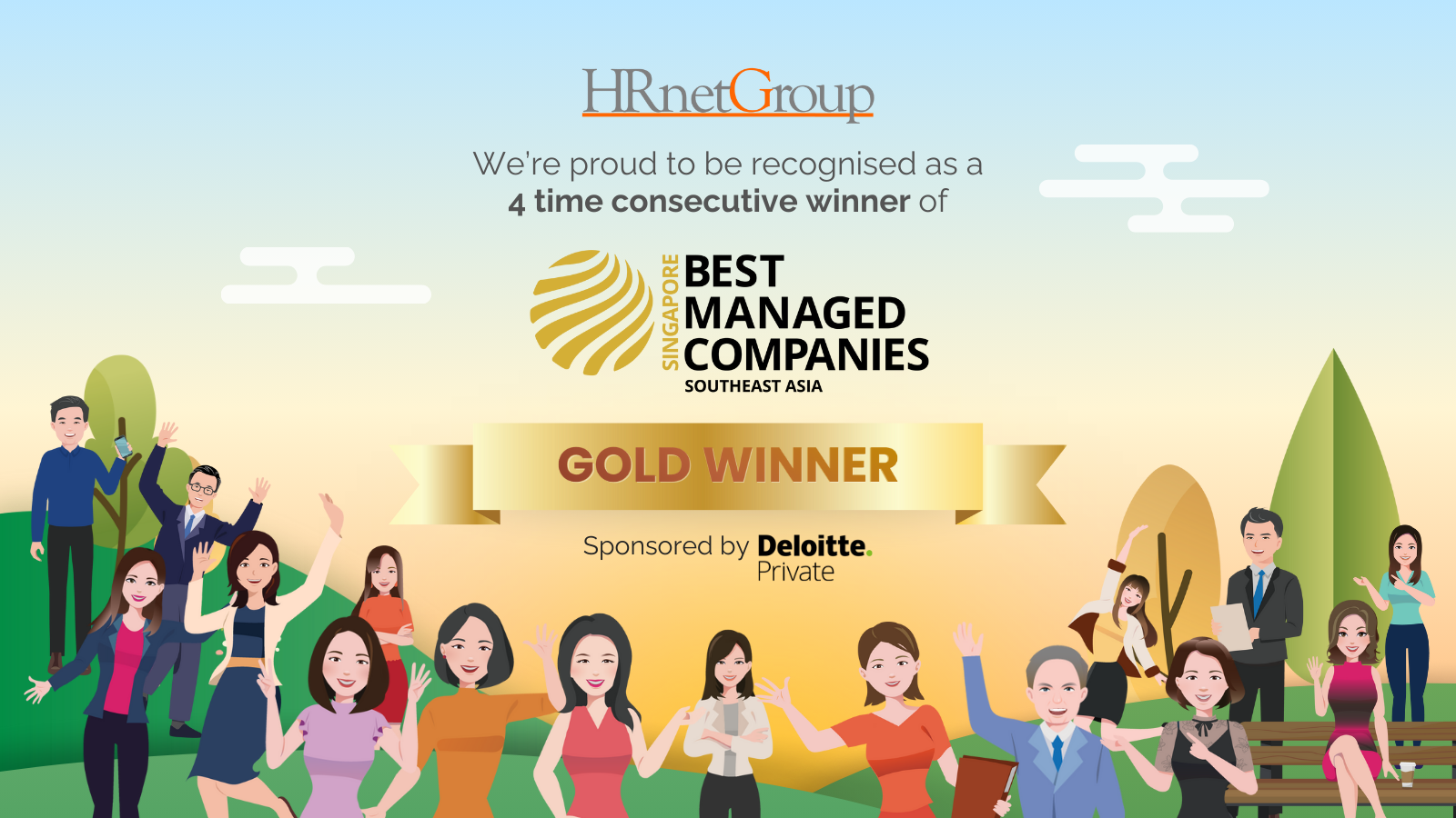 HRnetGroup Is A Gold Winner Of Singapore’s Best Managed Companies Award ...